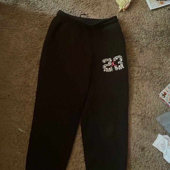 Jordan | Pants | Air Jordan Black Sweatpants 23 Used | Poshmark